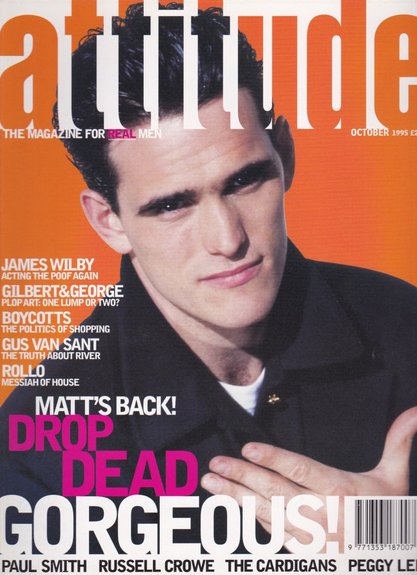 Attitude Magazine 18 - Matt Dillon – The Face & I-D Archive